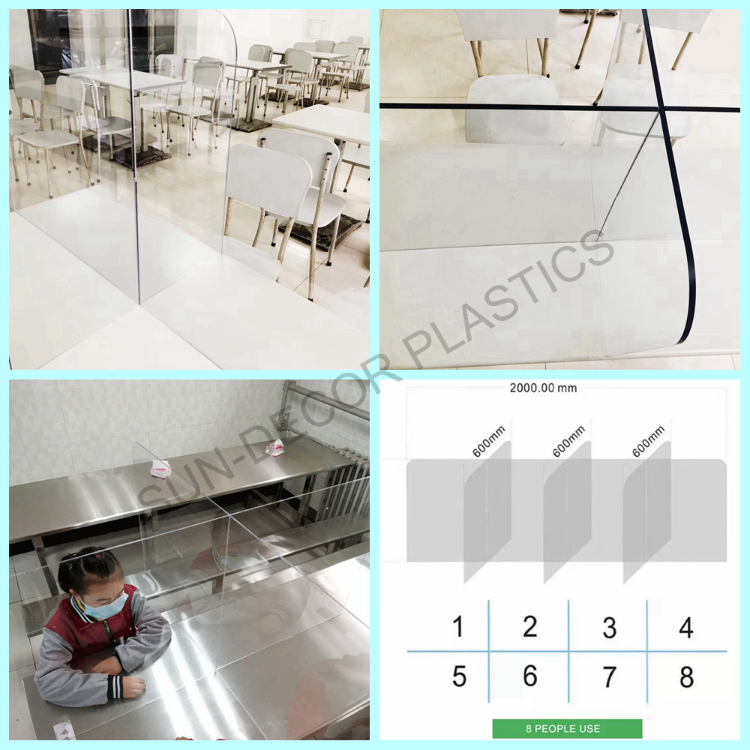 2022 Anti Droplet Shield Clear Acrylic Plexiglass Perspex Sheet For ...