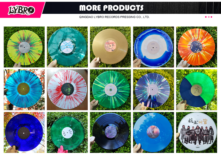 Free Sample Vinyl Record Manufacturing Factory Price Pressing Coloured ...