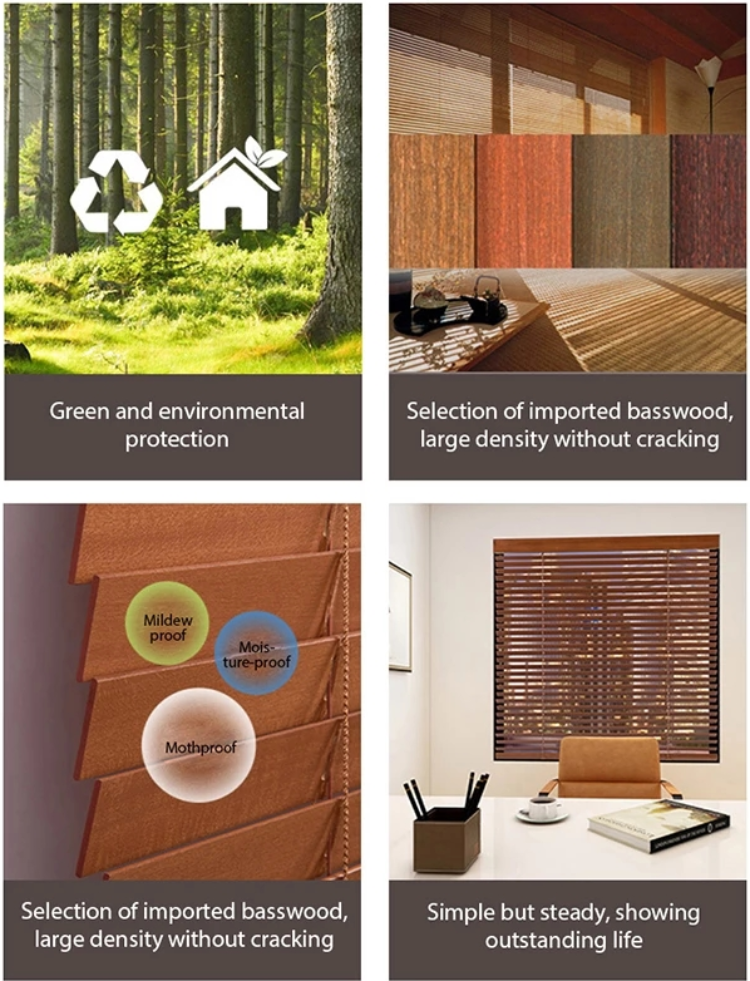 Bulk Buy China Wholesale Customized 50mm Solid Timber Wood Slats Window ...