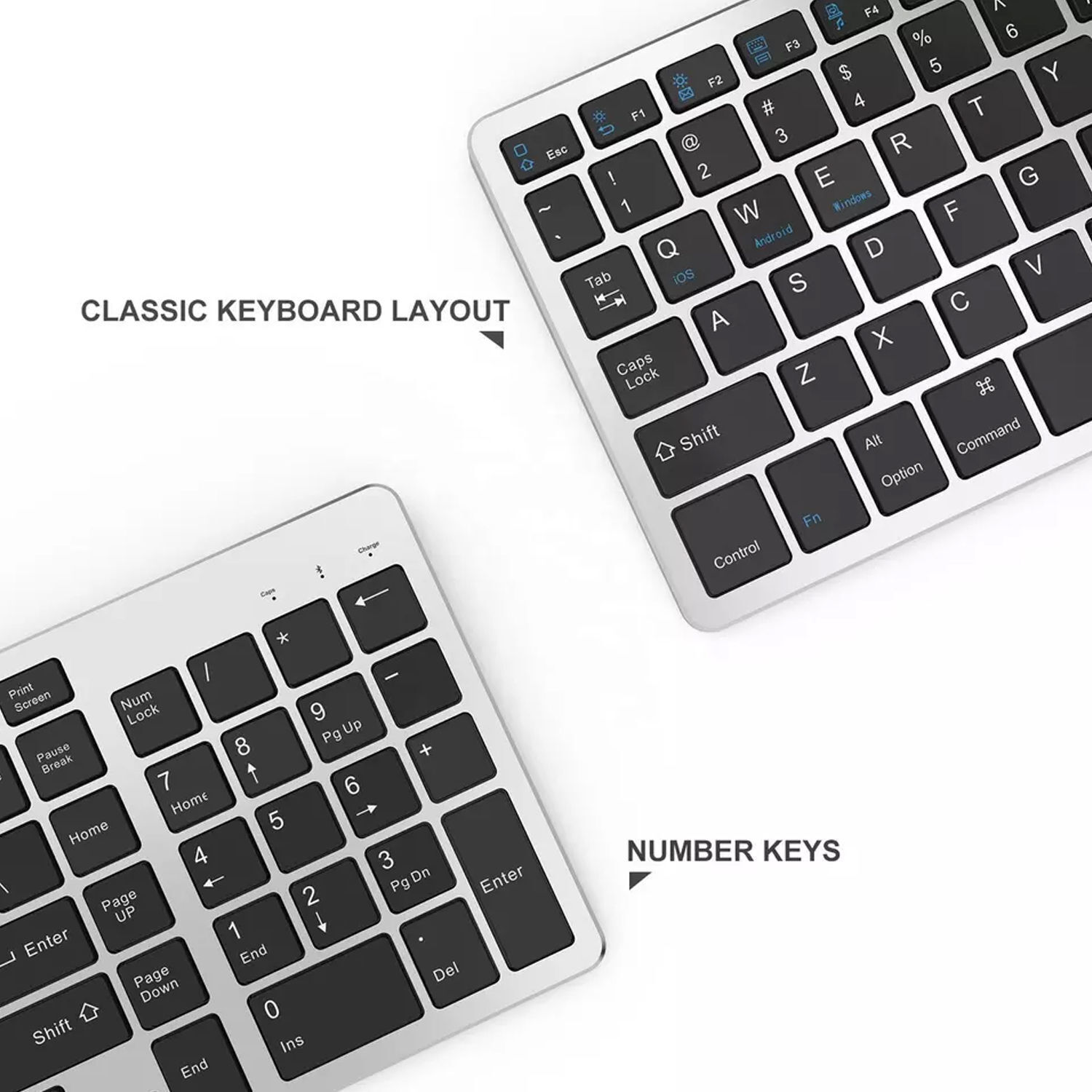 Buy Wholesale China Aluminum Slim Keyboard Thin 2.4ghz Usb Backlit ...