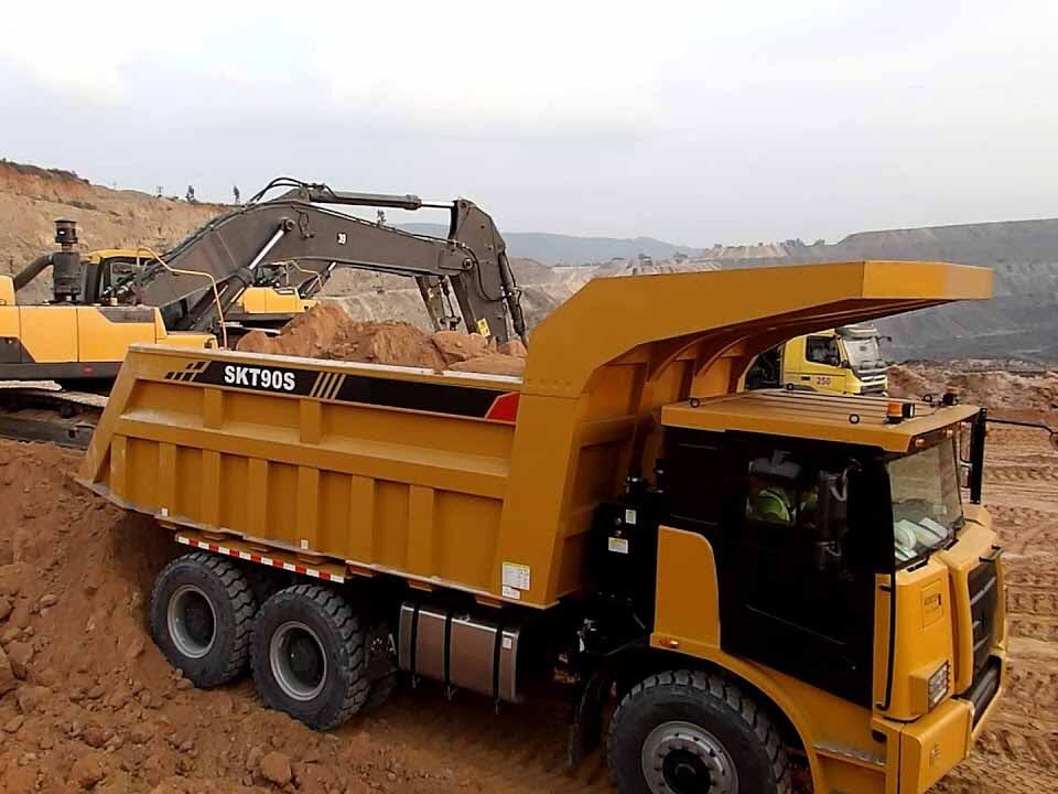 Brand New Skt90s 60ton Mining Machinery Articulated Mining Dump Truck ...