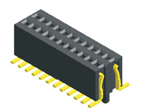Buy Wholesale China Dual Row Smt Type 0.8mm Female Header With Locating ...