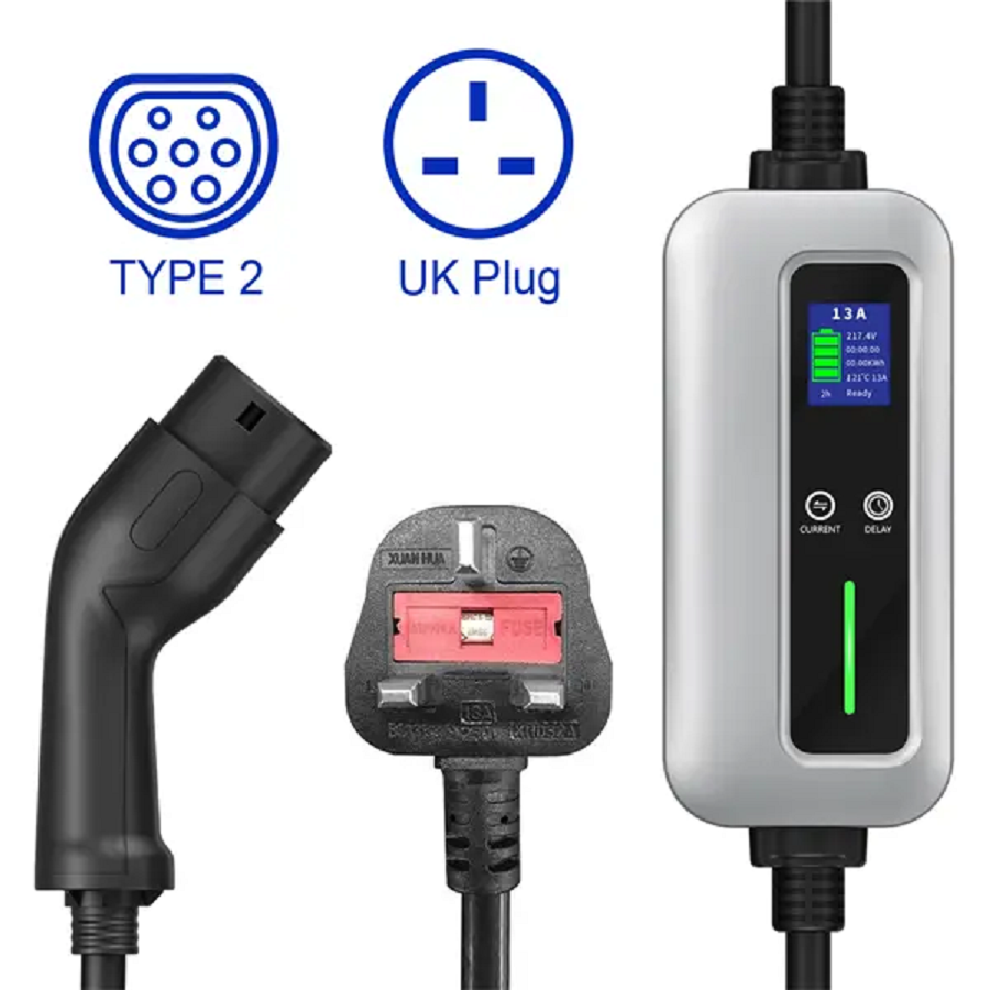 Buy Wholesale China Factory Price 5m 10a Uk Plug 3 Pin Type2 Ev ...