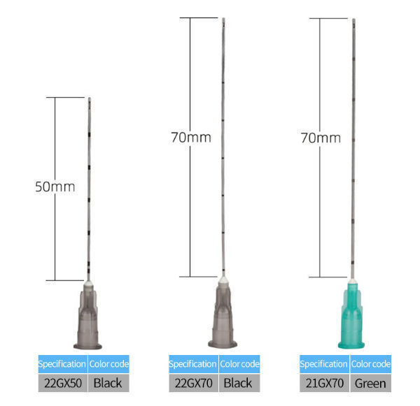 Buy Wholesale China New Fine Blunt Tip Micro Cannula Set 22g 25g 27g ...