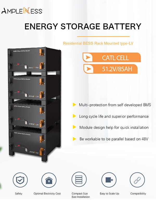 Buy Wholesale China Ampleness Wholesales Lithium 51.2v 85ah 4.4kw Solar ...