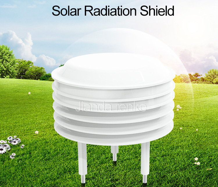 Low Cost Weather Station Sensors Ip68 Protection Solar Radiation Shield ...