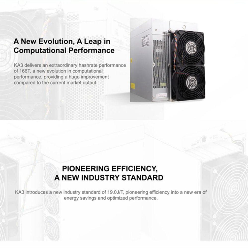 Buy Wholesale China Antminer Ka3 166t 3154w Free Ship Most Efficient ...