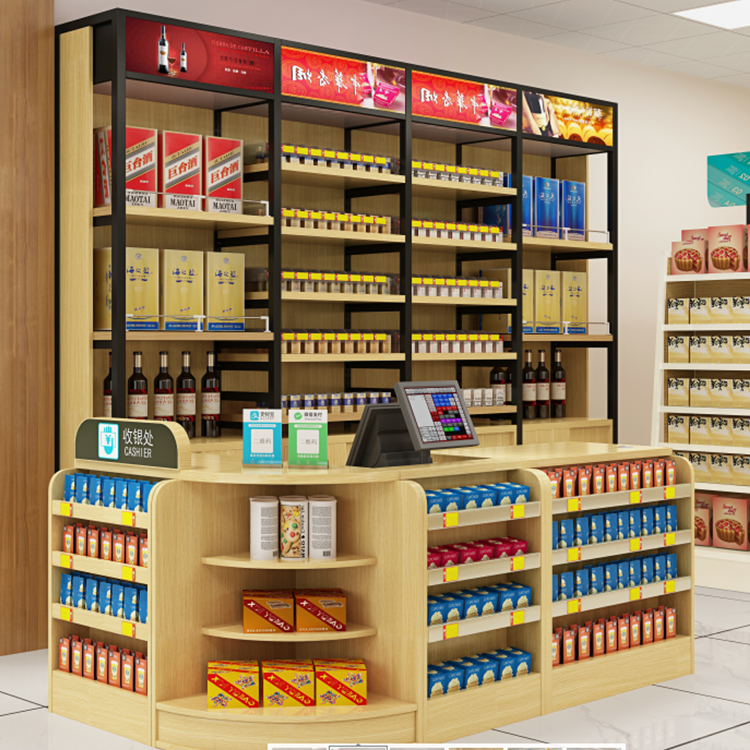 Grocery Marble Table Top Checkout Counter Cashier Desk Fireproof And ...