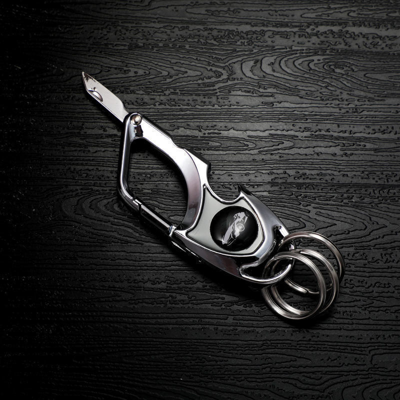 Buy Wholesale China Custom Men's Waist Hanging Keyring With Knife Creative Car Keyring ...