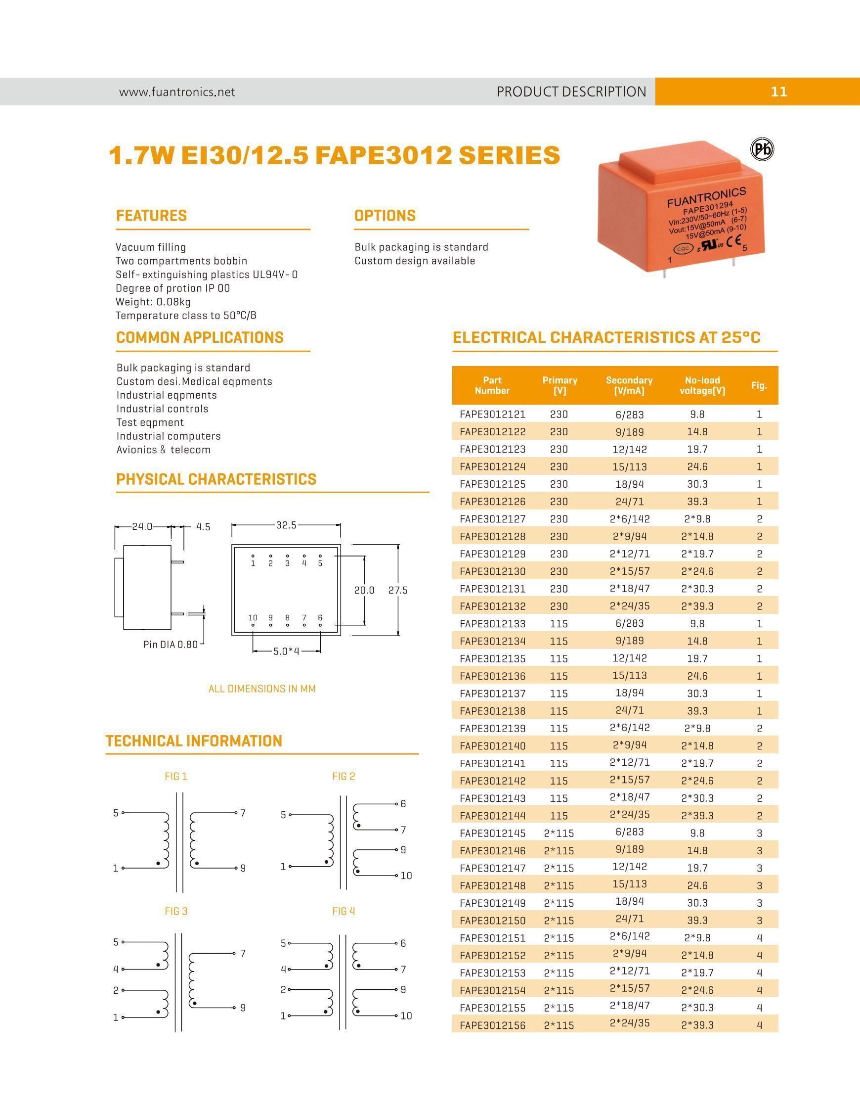 Buy Wholesale China Factory Direct Sale Ei35 Encapsulated Transformer ...