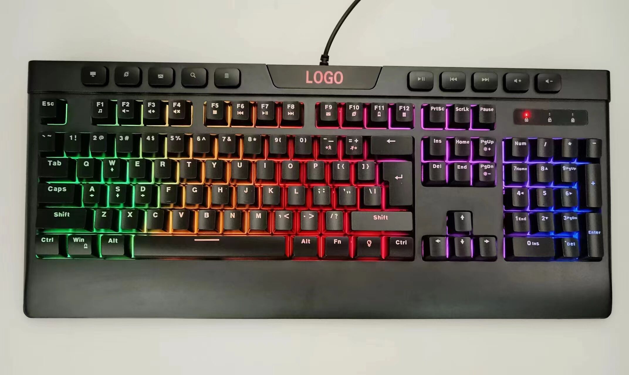 Buy Wholesale China Led Wired Gaming Keyboard Standard Keyboard For Pc ...