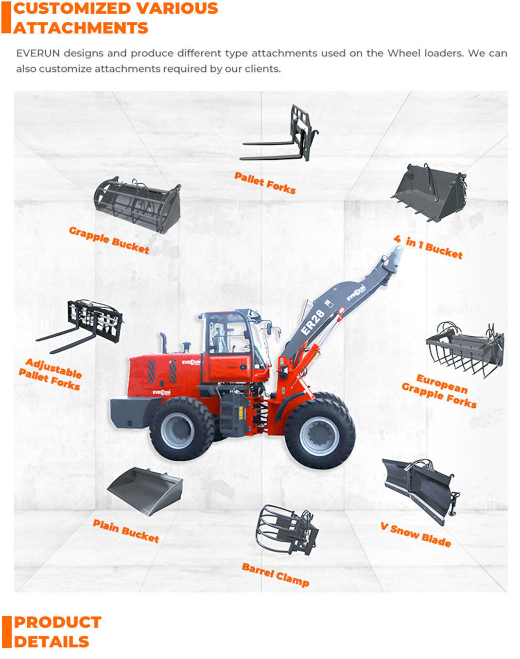 Buy Wholesale China Everun Er28 2.8ton New Design Multi-attachment ...