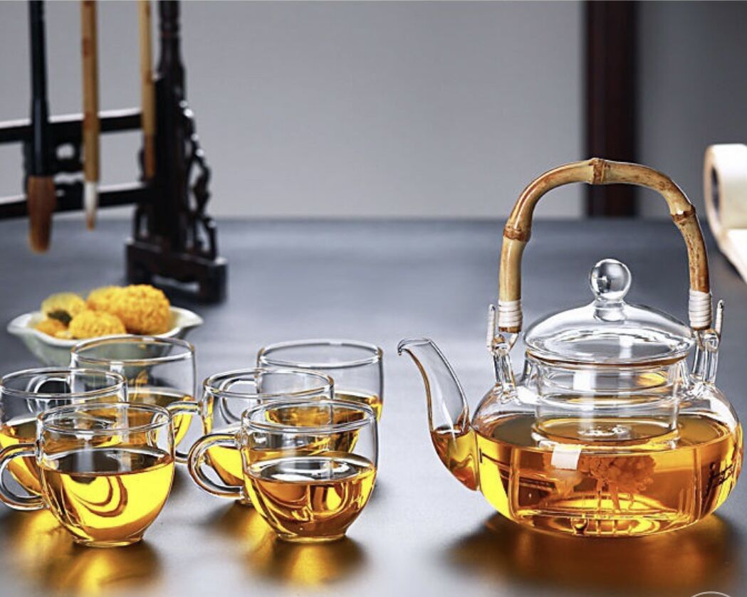 Buy Wholesale China High Borosilicate Glass Flower Teapot Heat ...
