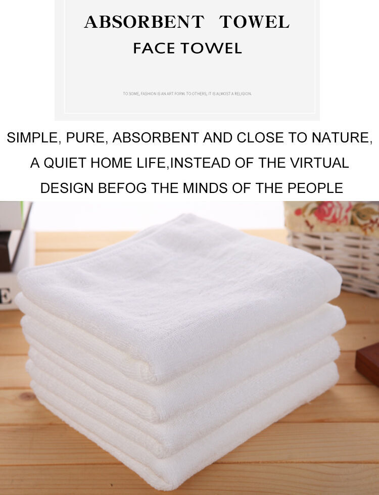 China Factory Oem Organic 100% Cotton Hotel Face Towel, Soft Well ...