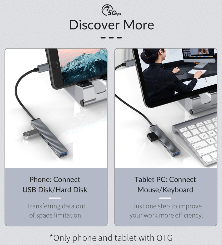 Buy Wholesale China Factory Oem Odm Aluminum 4 Ports Usb Hub Usb3.2 ...