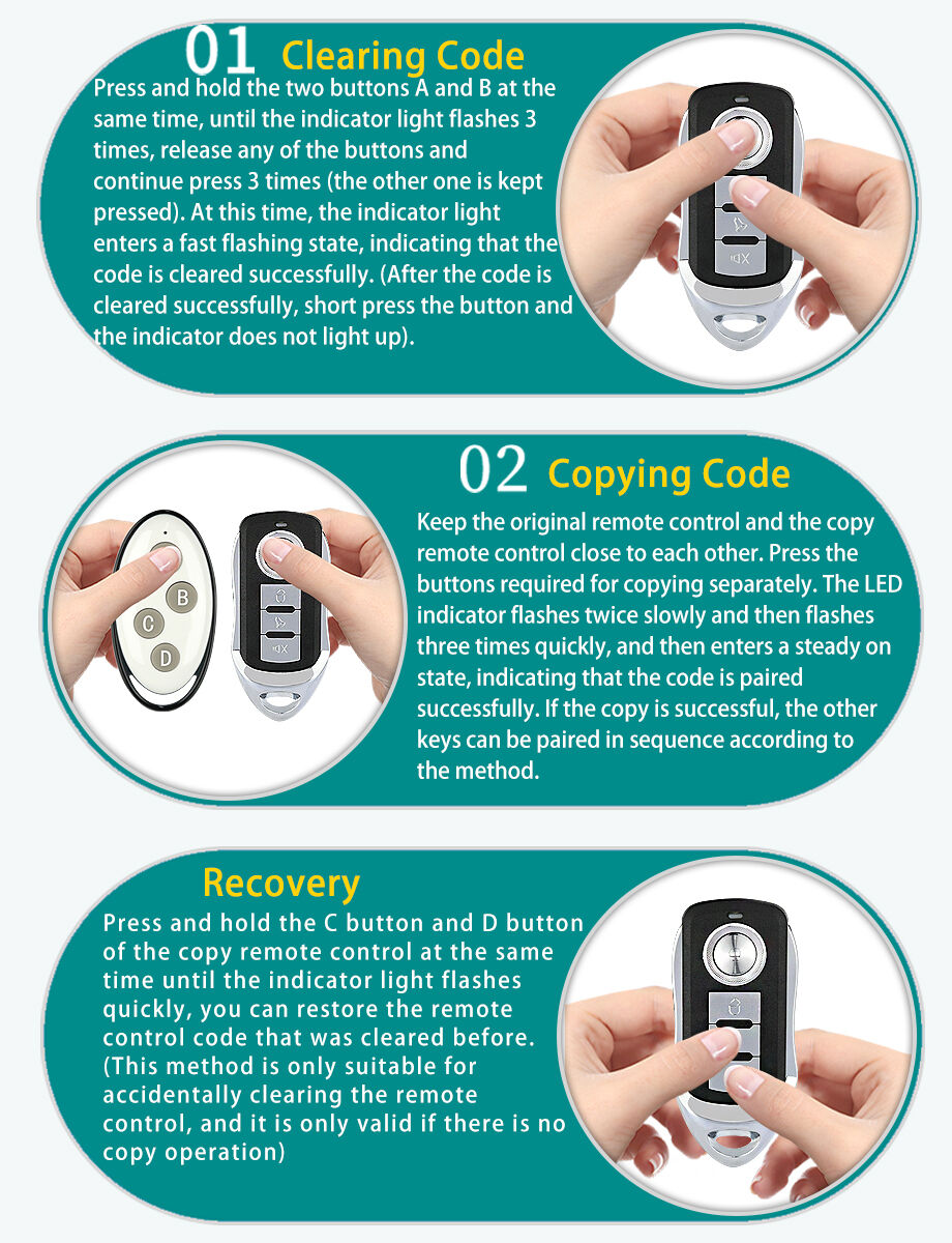 Buy Wholesale China 315/433mhz 4 Buttons Shutter Universal Rf Copy ...