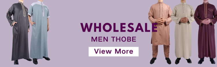 Wholesale Moroccan Mens Jubba Thawb Thobe Kaftan Islamic Dress Arab Men ...