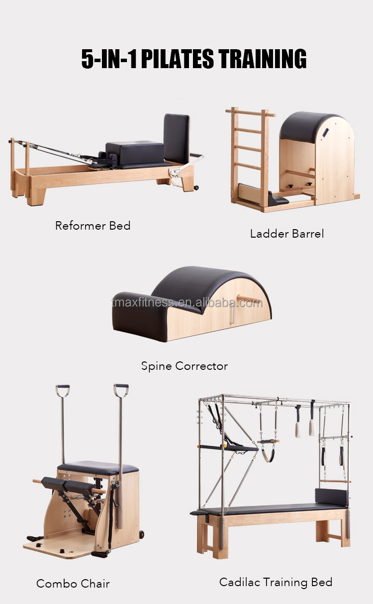 Buy Wholesale China Tmax Solid Wood Maple 5-piece Set Pilates Equipment ...