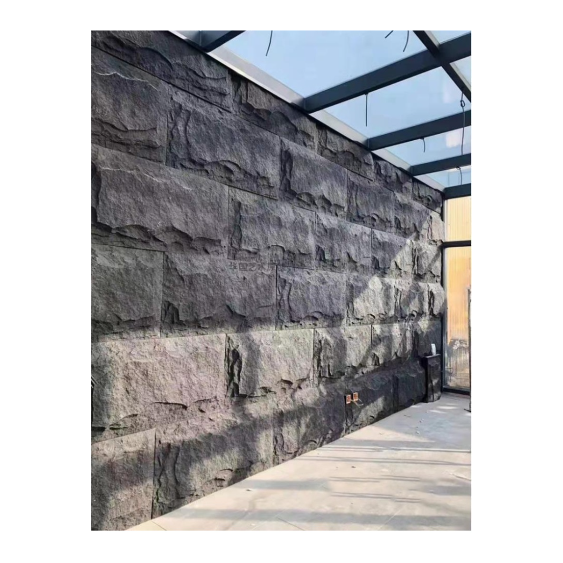 Bulk Buy China Wholesale Luxury Pu Faux Artificial Light Weights Slate Stone One Panel One Wall ...