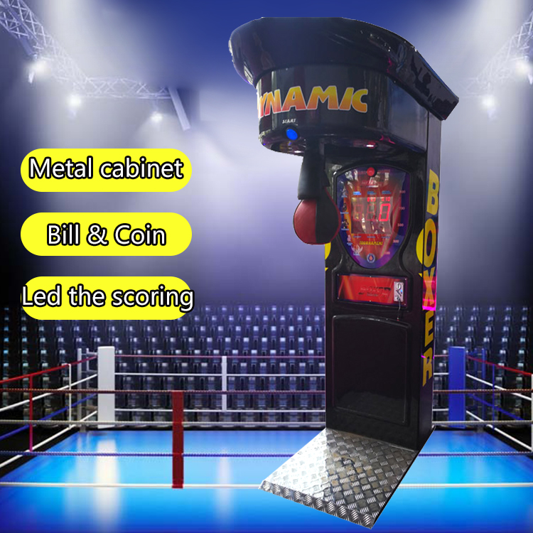 Coin Operated Game Street Amusement Park Electronic Hammer Boxing ...