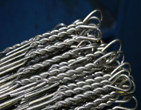 Buy Wholesale China Oem 12'' Double Loop Pvc Coated Wire Ties & Double ...