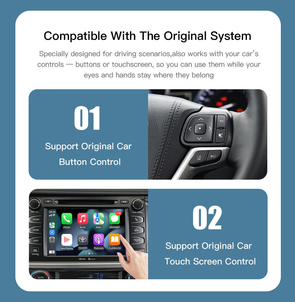 Buy Wholesale China Wireless Carplay For Toyota 2014-2019 Highlander ...