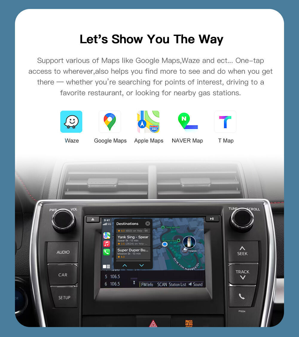 Buy Wholesale China Wireless Carplay For Toyota 2014-2019 Highlander ...