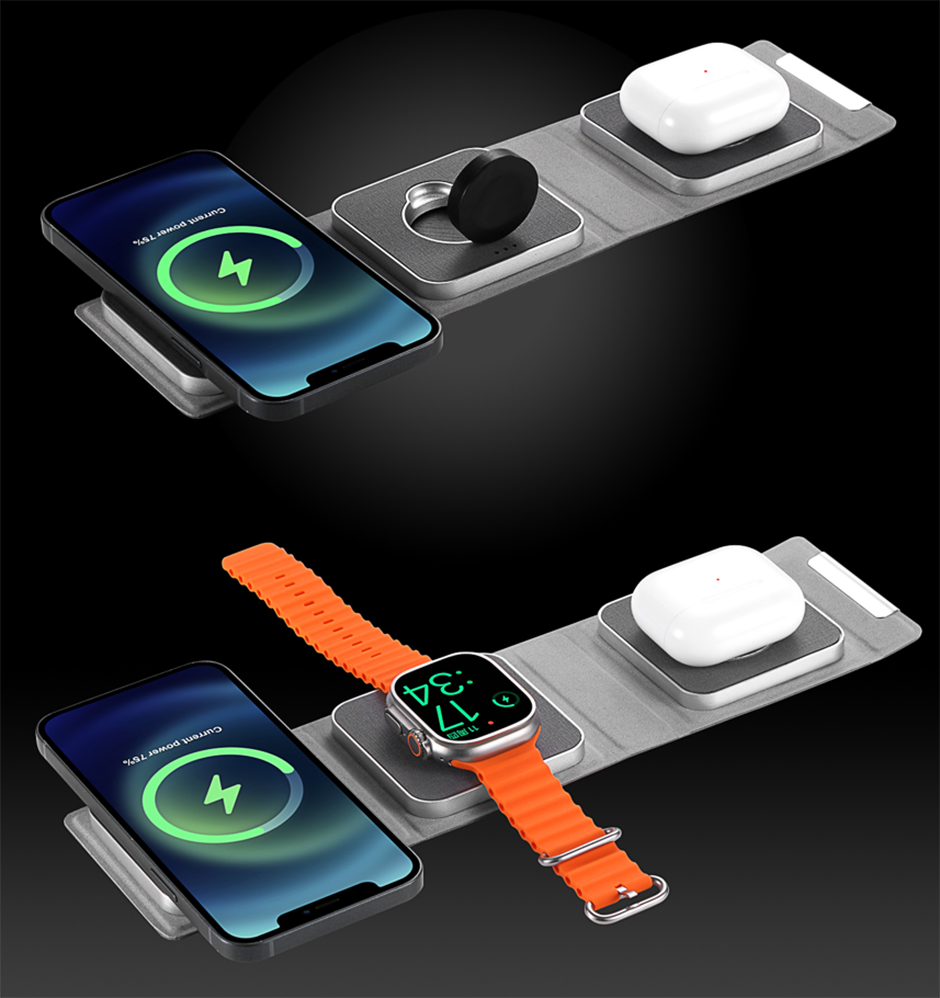 Buy Wholesale China Factory Price Oem 22.5w 3 In 1 Magsafe Wireless ...