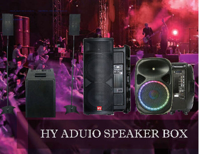 Buy Wholesale China Hy Audio-15" Plastic Speaker Box With Wheels With ...