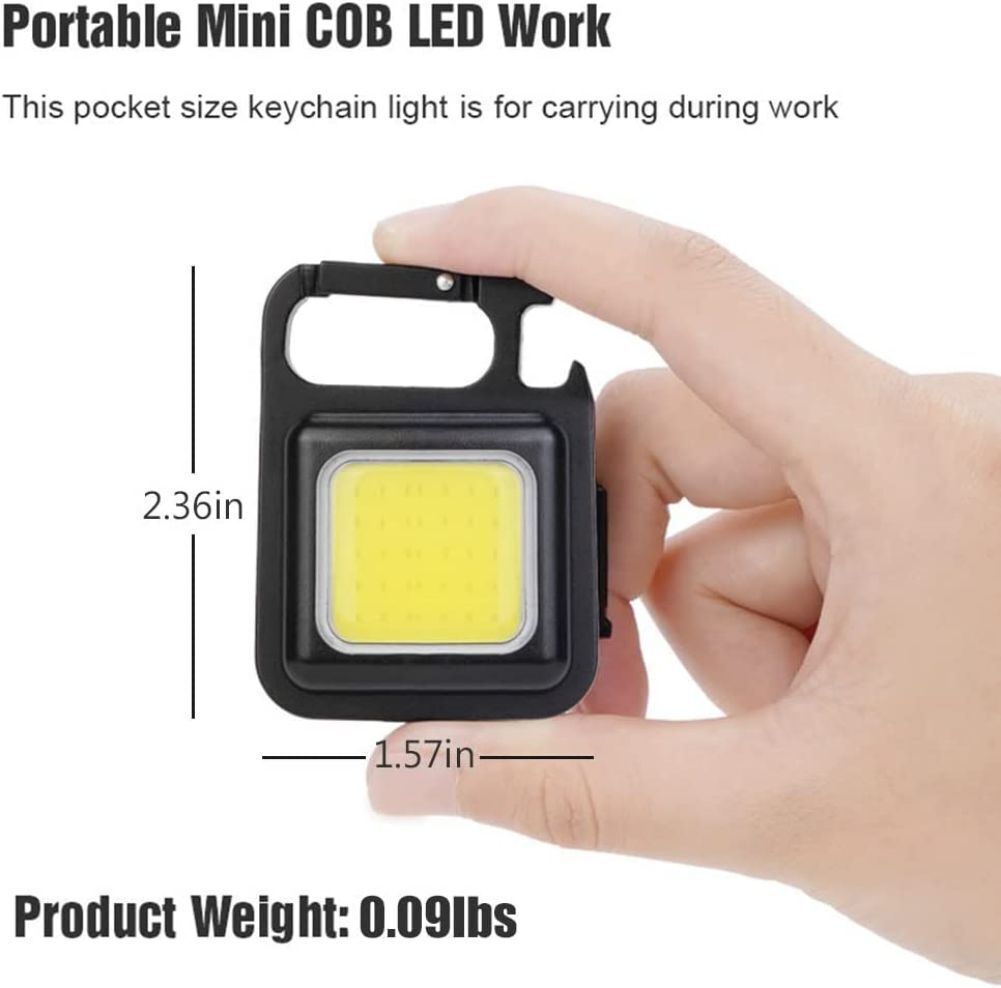 Buy Wholesale China Hot Sale Mini Cob Keychain Flashlight Type-c ...