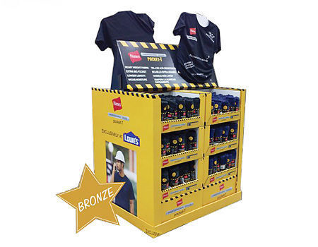 Apparel T-shirt Pdq Clothes Pdq Stand Cardboard Promotional In-store ...