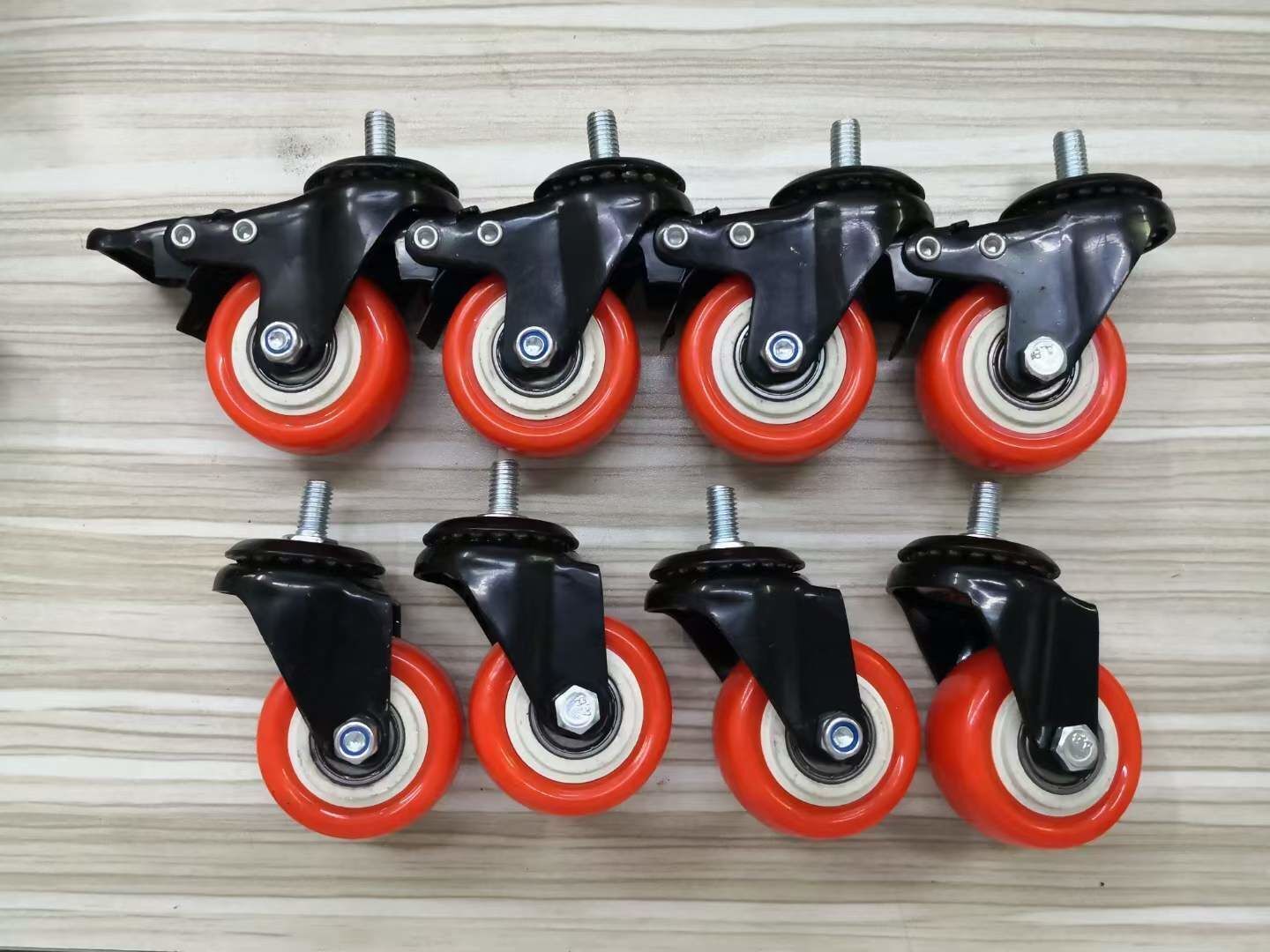 High Quality Heavy Duty 4“ 5“ 6“ Caster Pu Foam Wheel Polyurethane ...