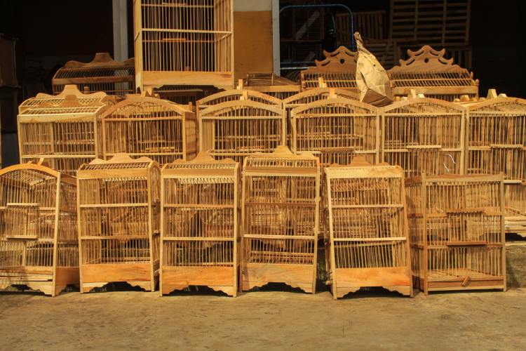 Bulk Buy Vietnam Wholesale Bamboo Bird Cage Handmade Cages For Bird ...