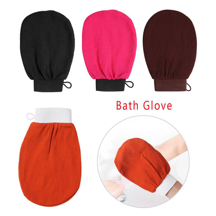 Customized Moroccan Hammam Bath Scrub Rayon Viscose Bath Scrub Glove ...