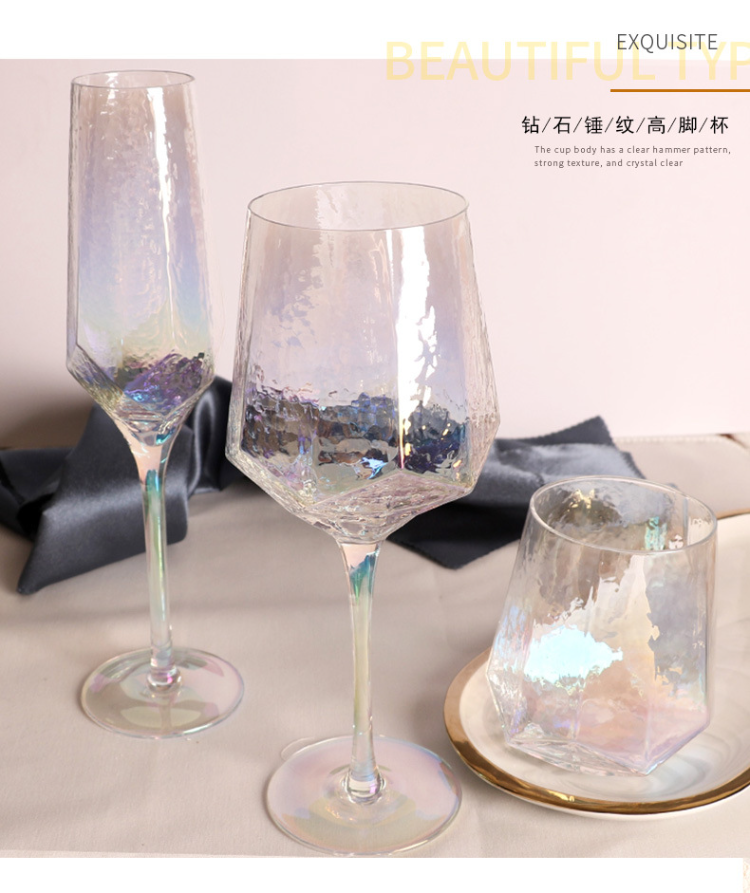 Buy Wholesale China Hammered Colorful Glass, Nordic Retro Crystal ...