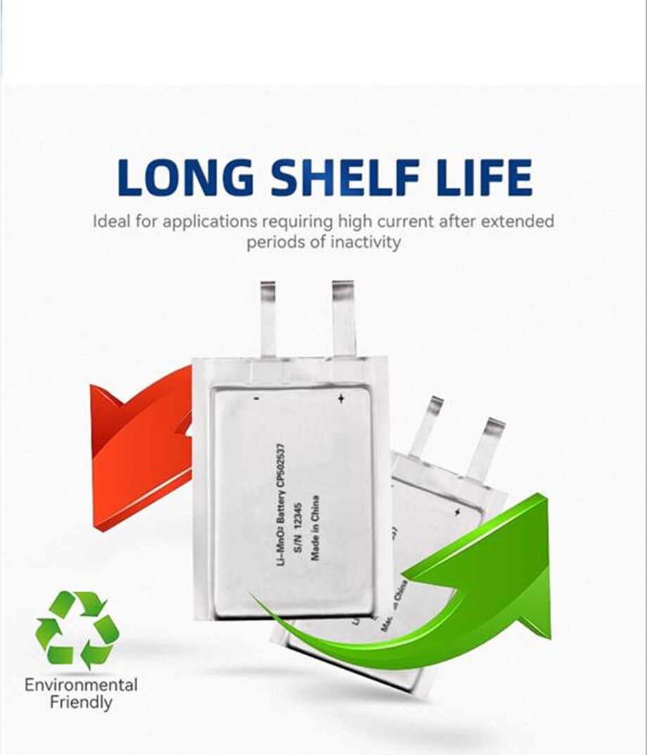 Buy Wholesale China Li-mn Pouch Battery Ultralife Cp074557 3.0v 200mah ...