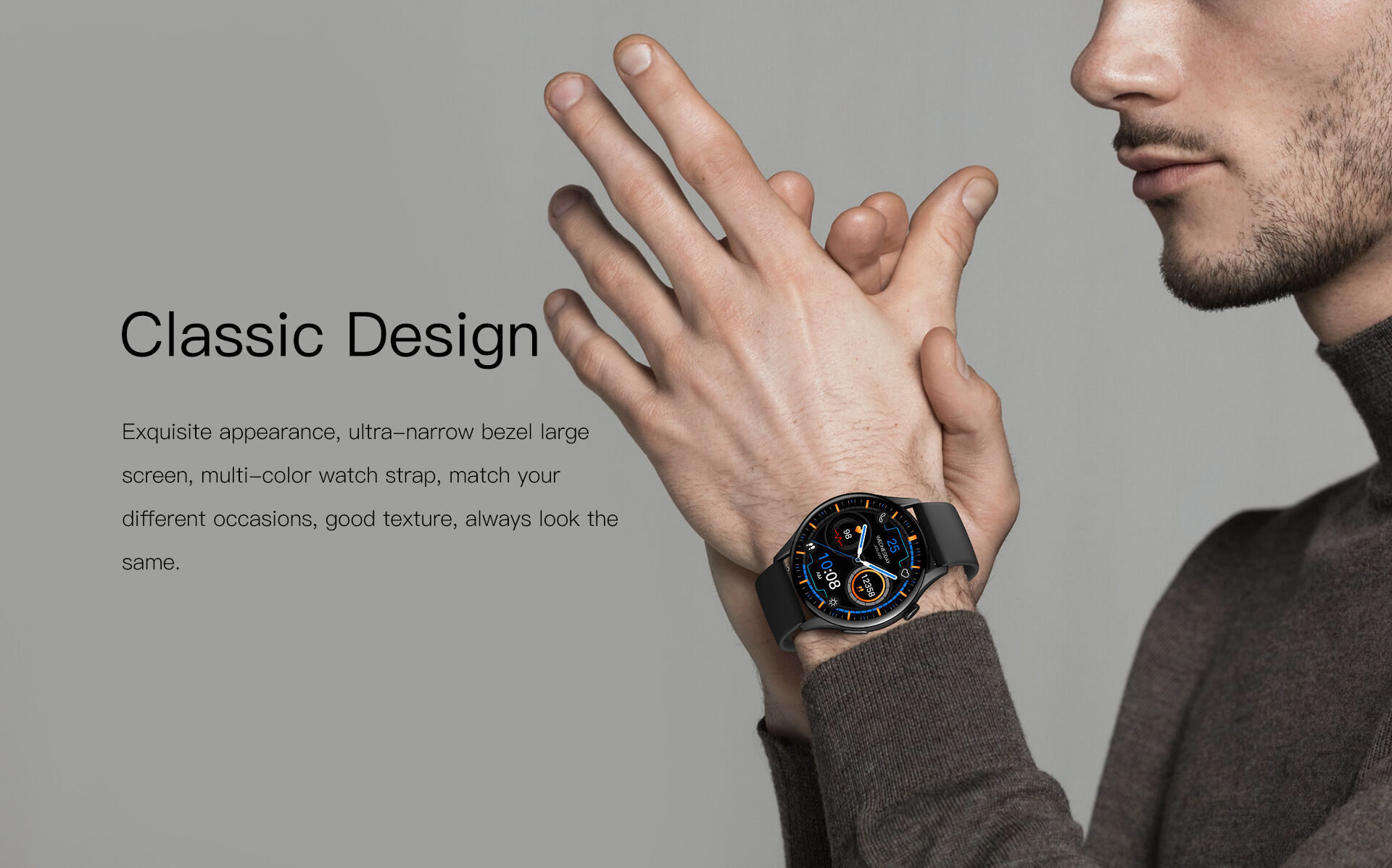 Zl66 Round Amoled Watch Bluetooth Calling Smart Watch Phone With Blood ...