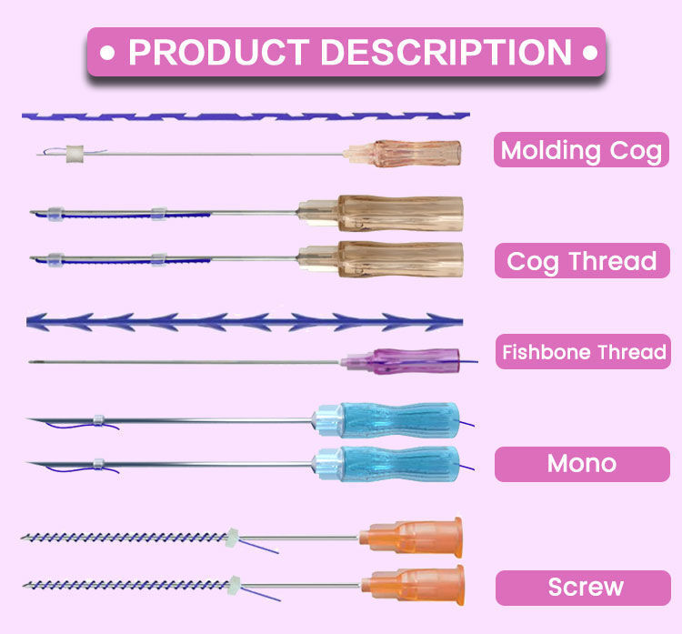 Buy Wholesale China Pdo Thread Lift 3d Cog Thread Molding Cog 19g 100mm ...