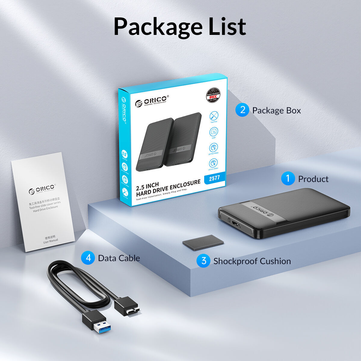 Buy Wholesale China Odm Manufacturer 2.5'' Hard Drive Enclosure Sata To ...