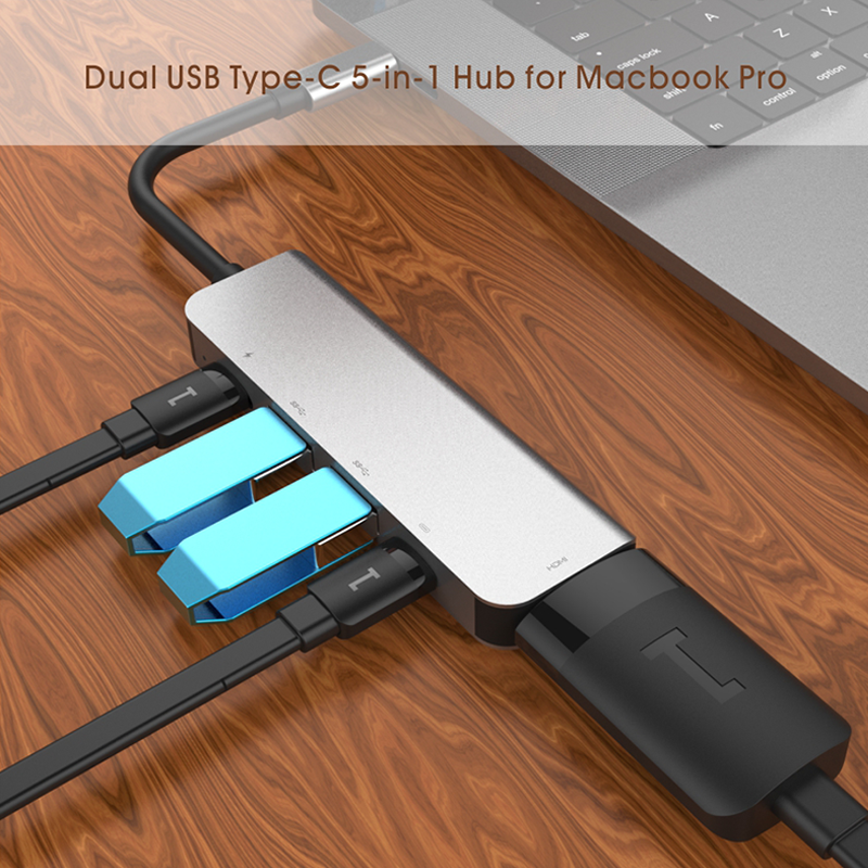 Buy Wholesale China Usb C Hub With 2* Usb3.0 A+pd+hdmi2.0 Type C ...