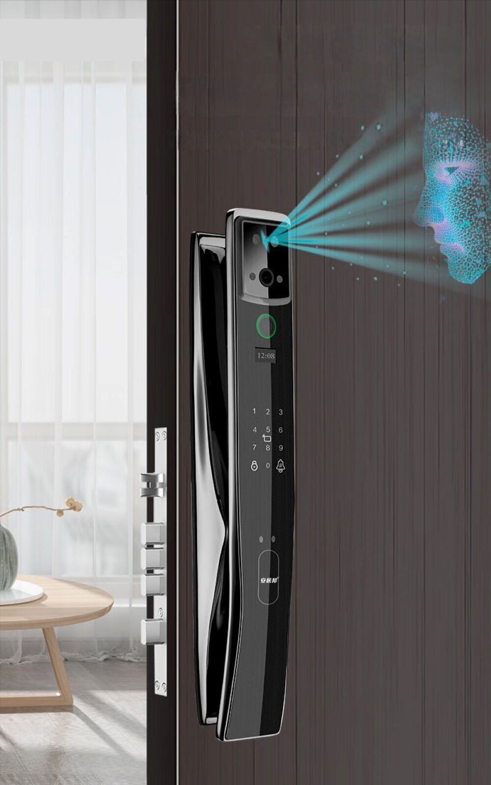 Buy Wholesale China 3d Face Recognition Smart Lock Security Digital ...