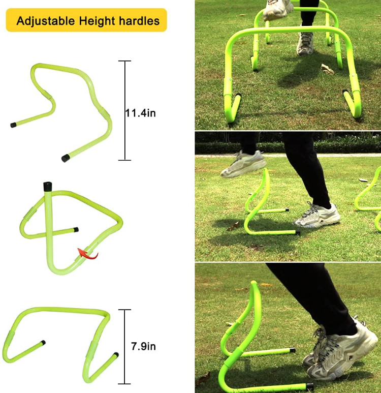 Buy Wholesale China Speed Agility Training Set Agility Ladder Cones Adjustable Hurdles Parachute ...