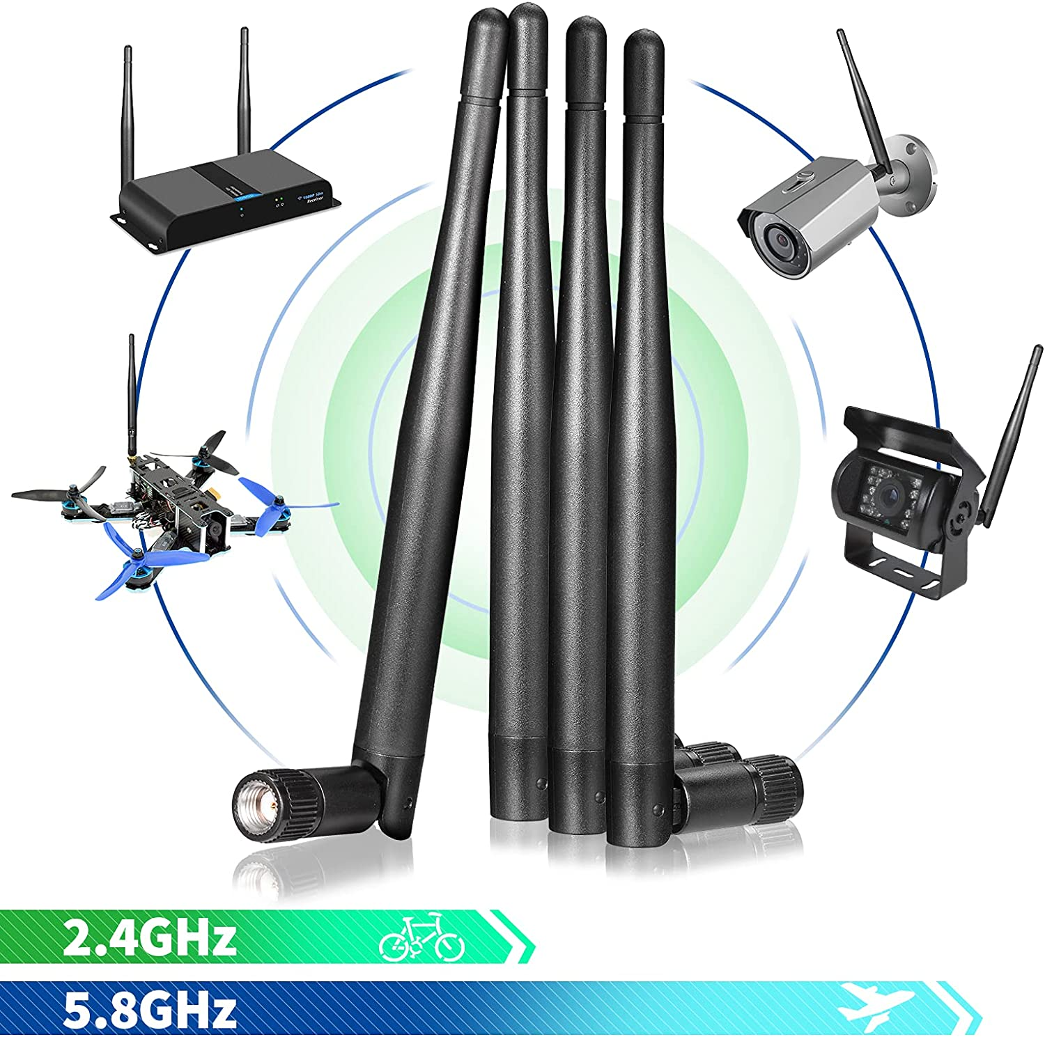Buy Wholesale China 2.4ghz 5g Foldable 5dbi Omni Whip Antenna Custom ...