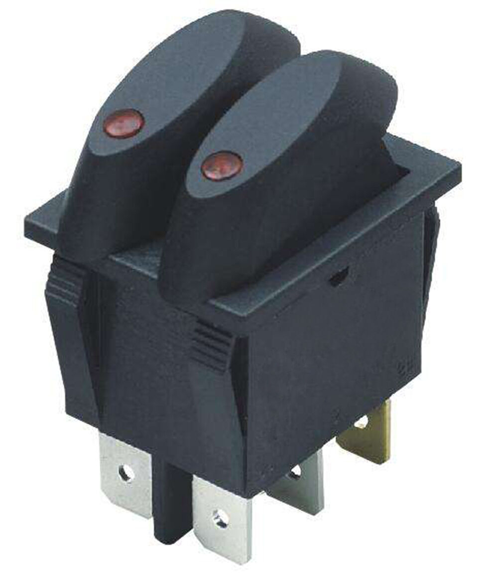 Buy Wholesale China Kejian Kcd4 6pin Rocker Switch With Red Green Light ...