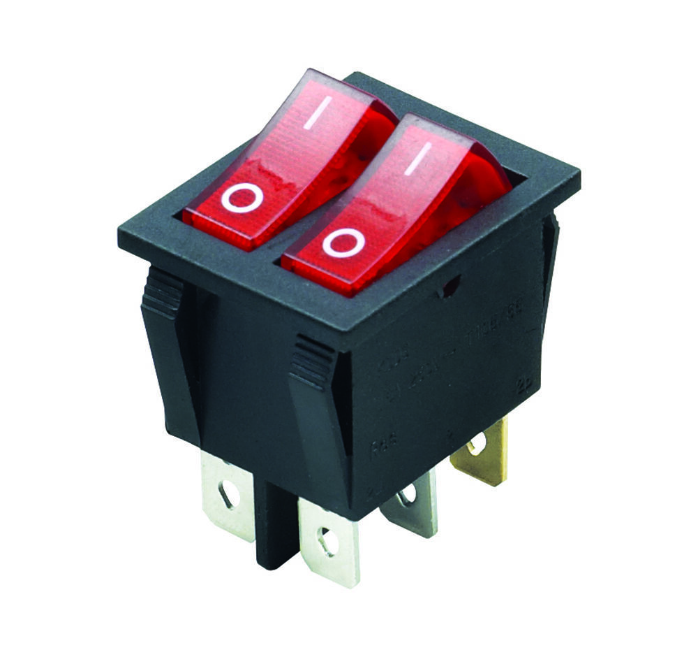 Buy Wholesale China Kejian Kcd4 6pin Rocker Switch With Red Green Light ...