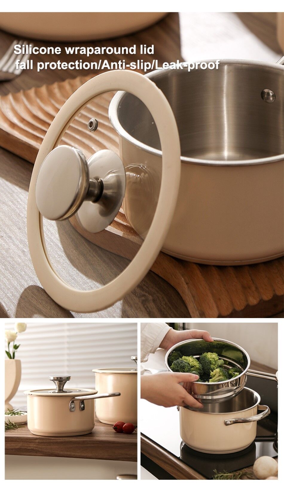 Buy Wholesale China Customizable Kitchen Cook Pots And Pans Cookware ...