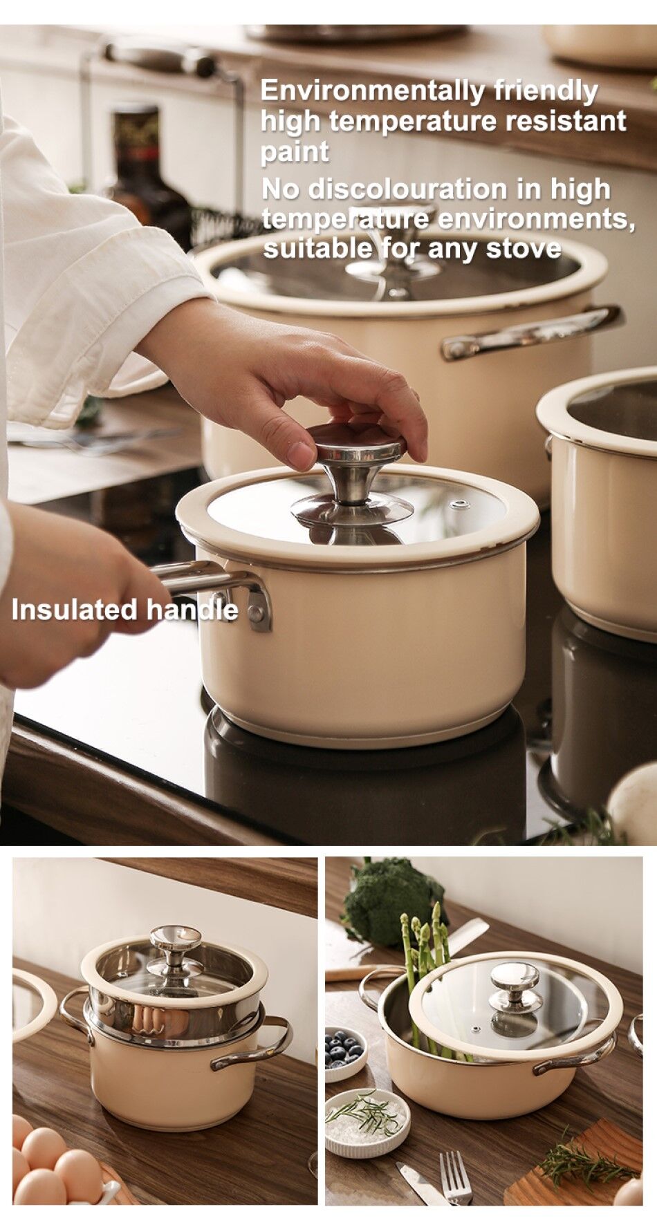 Buy Wholesale China Customizable Kitchen Cook Pots And Pans Cookware ...