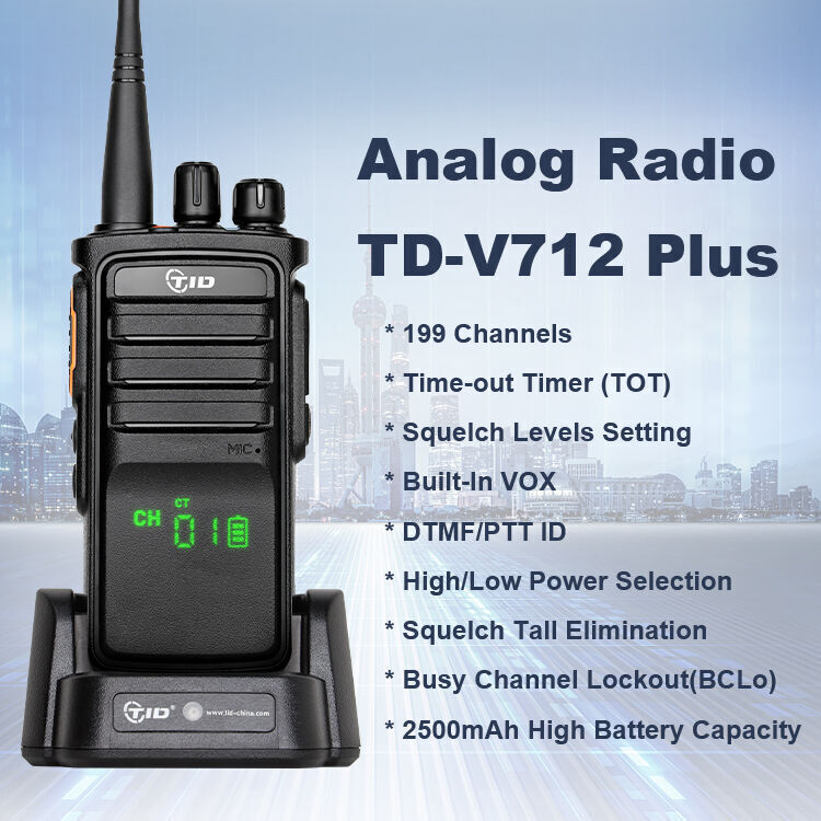 Tid Td-v712 Plus Telsiz Security Wireless Communication Equipment Vhf Uhf Dtmf Two Way Radio ...