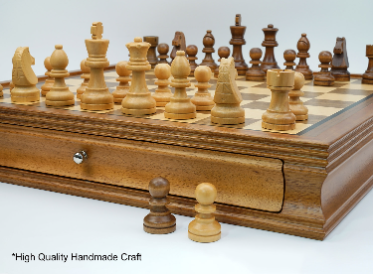 Buy China Wholesale Custom Luxury Indoor 55mm Square Chessboard Wooden ...