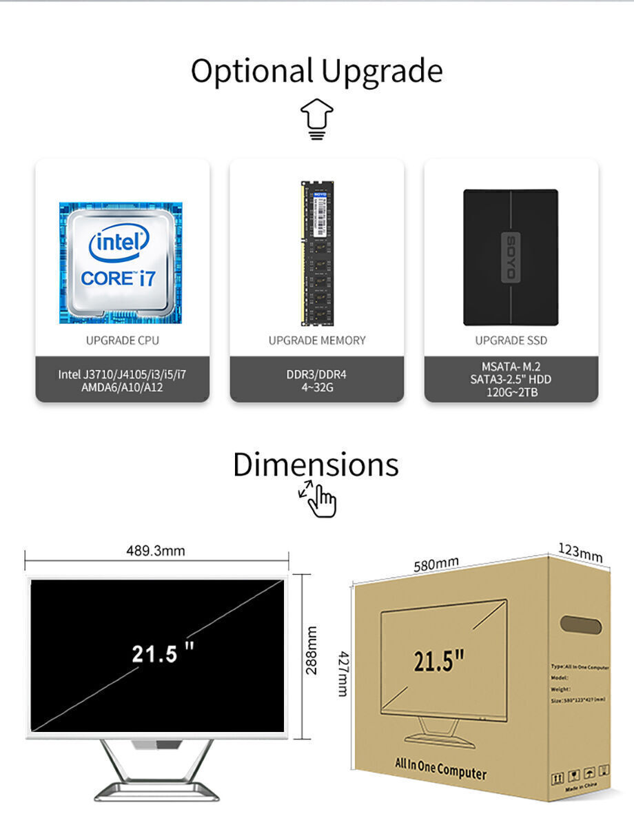 Buy Wholesale China Wholesale Monoblock Computer All In One Lcd ...
